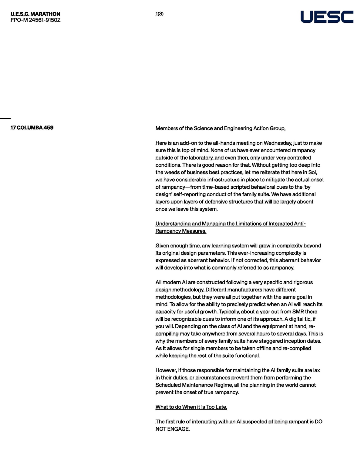 File:UESC docu PROGO memo AI RampStrat Strauss.pdf - CyberAcme, the ...