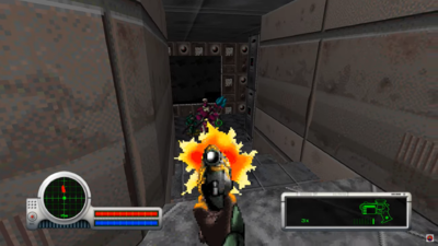 .45 Magnum Mega Class - CyberAcme, the Marathon wiki