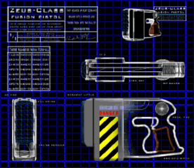 Zeus-Class Fusion pistol - CyberAcme, the Marathon wiki